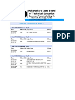 Msbte Official Academic Calendar 25-26 | PDF