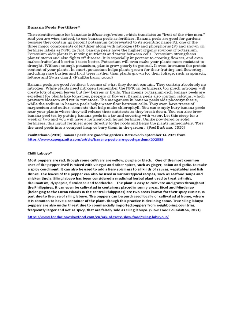 Peta RRL Contribution Research | PDF | Banana | Chili Pepper
