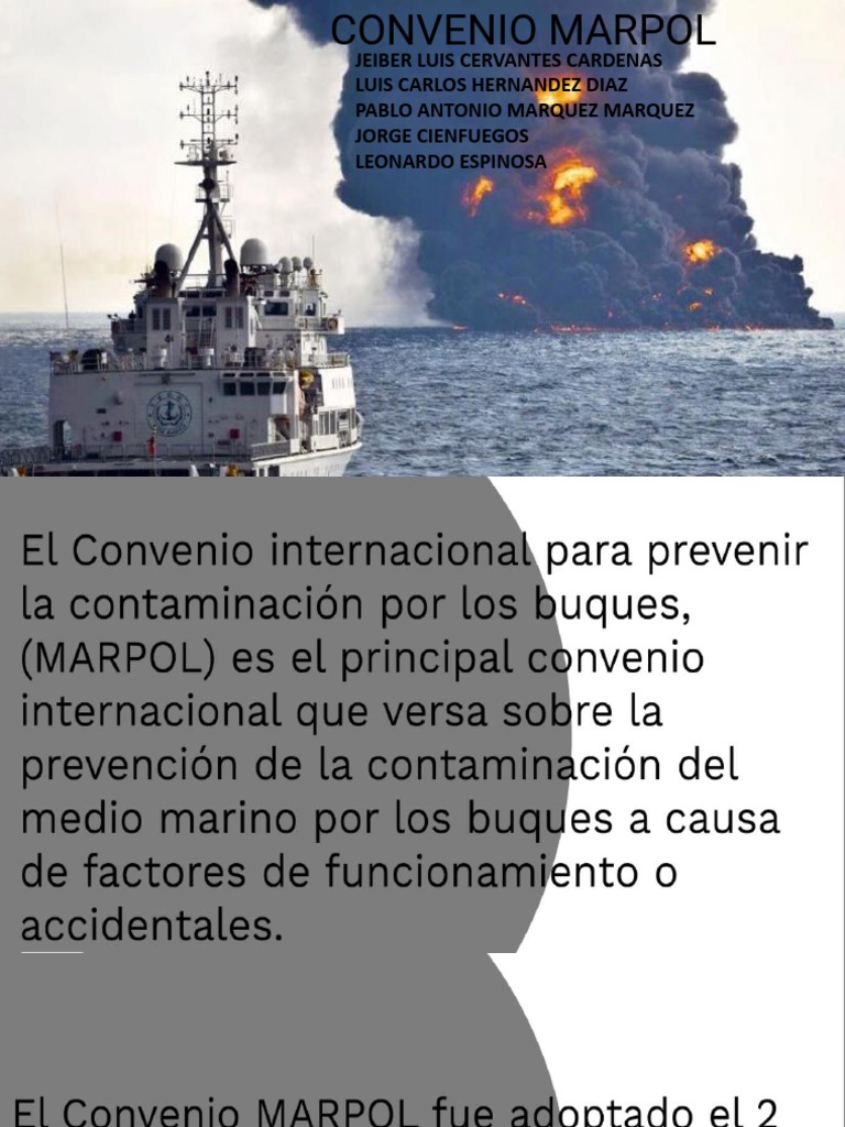Convenio Marpol Grupo 3 | PDF