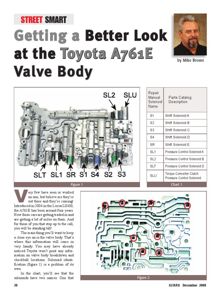 Getting A Better Look Toyota A761E | PDF | Transmission (Mechanics) | Paint