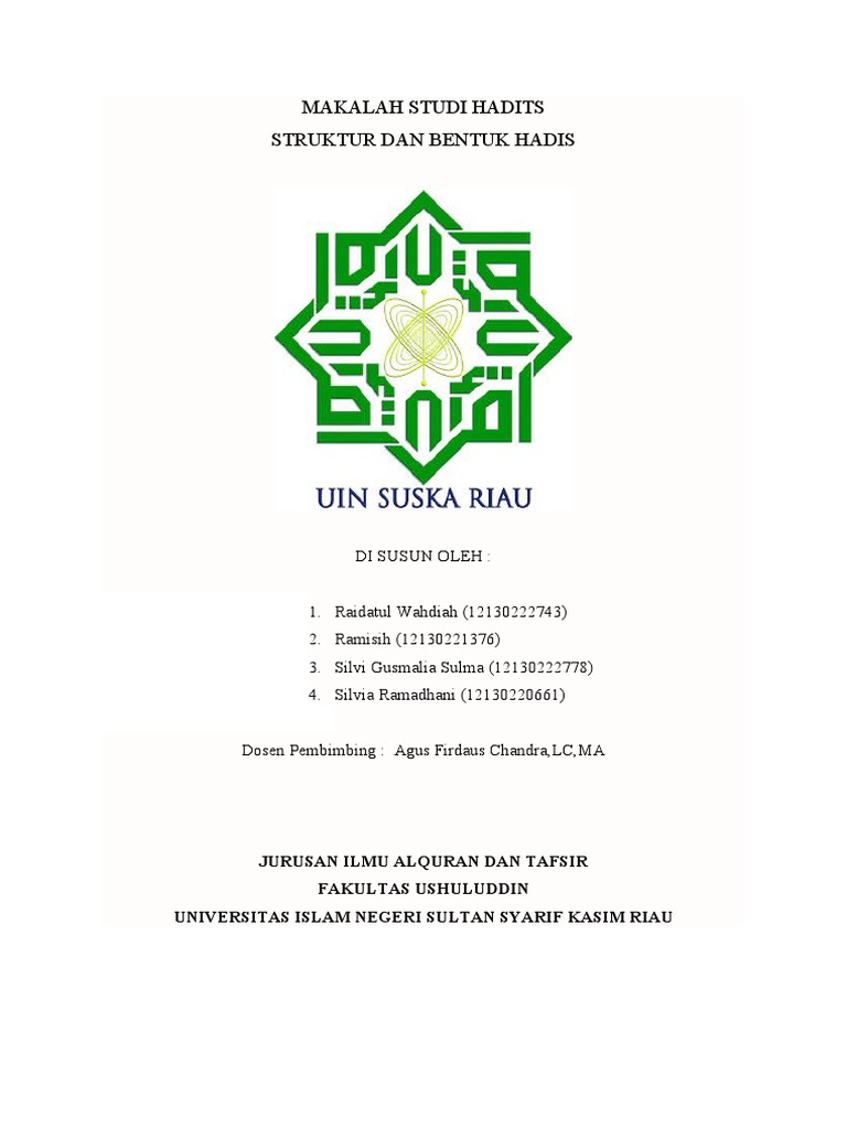 Struktur dan Bentuk Hadis Islam | PDF