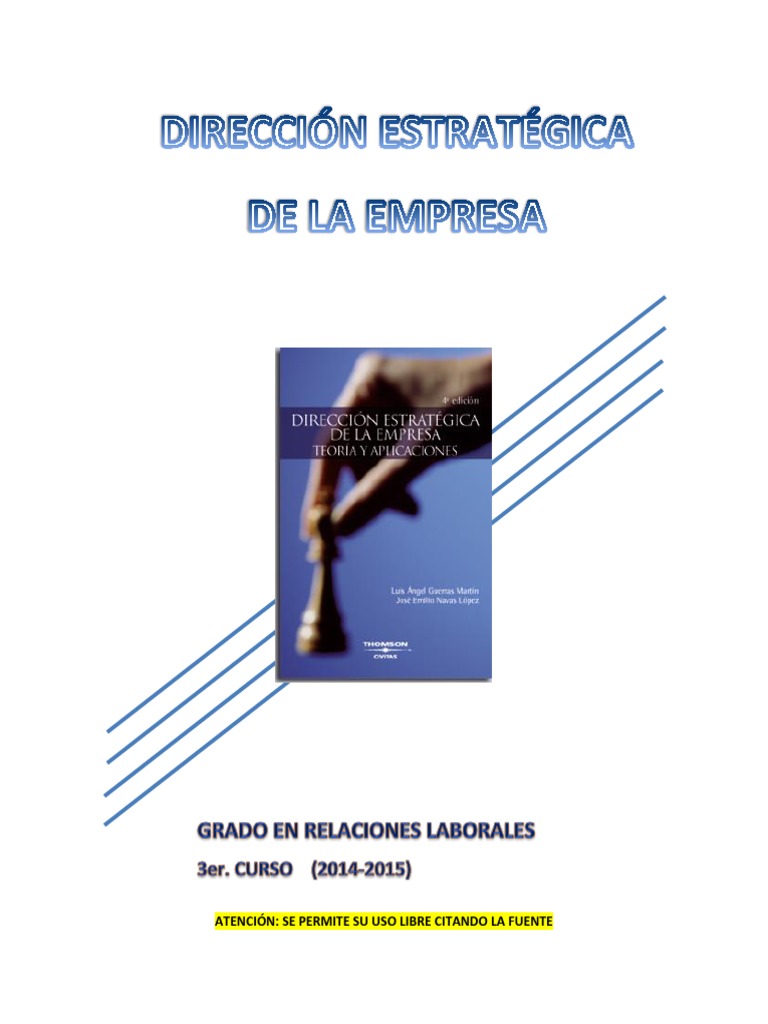Direccion - Estrategica - de - La - Empresa 4ta Ed Guerras y Navas | PDF | Gestión estratégica ...