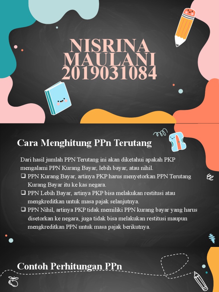 Menghitung PPN Terutang dan Perhitungannya | PDF | Pengelolaan Keuangan ...
