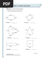 Area and Perimeter Farming Problems | PDF | Elementary Geometry ...