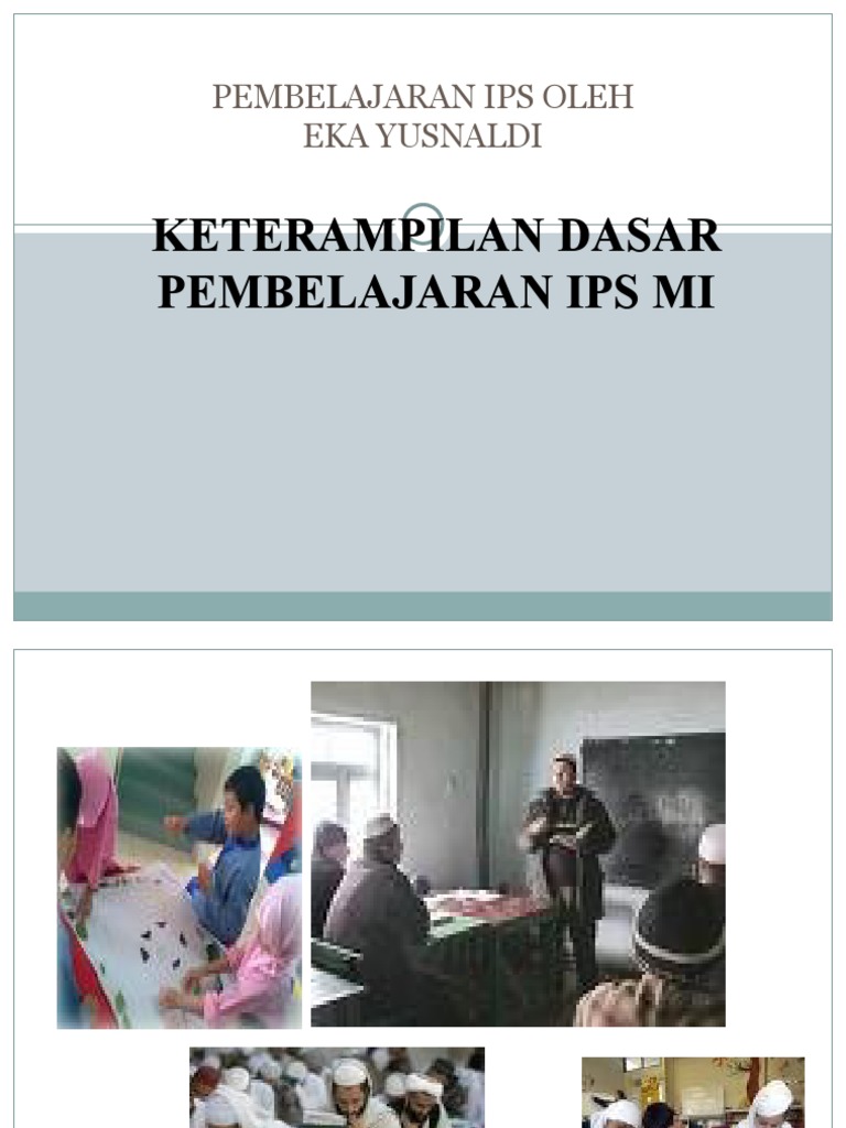 Keterampilan Dasar Mengajar Ips | PDF | Karier & Perkembangan