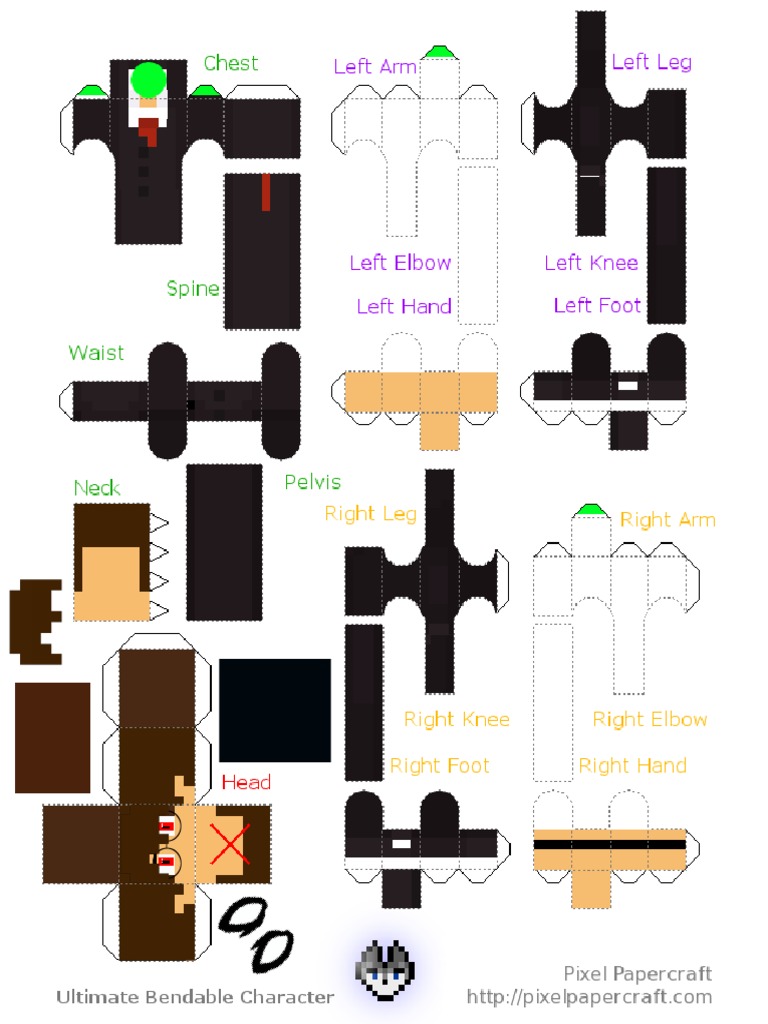 Minecraft Papercraft Amy Lee