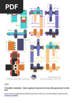 Minecraft Papercraft Characters Minecraft Papercraft Archivi