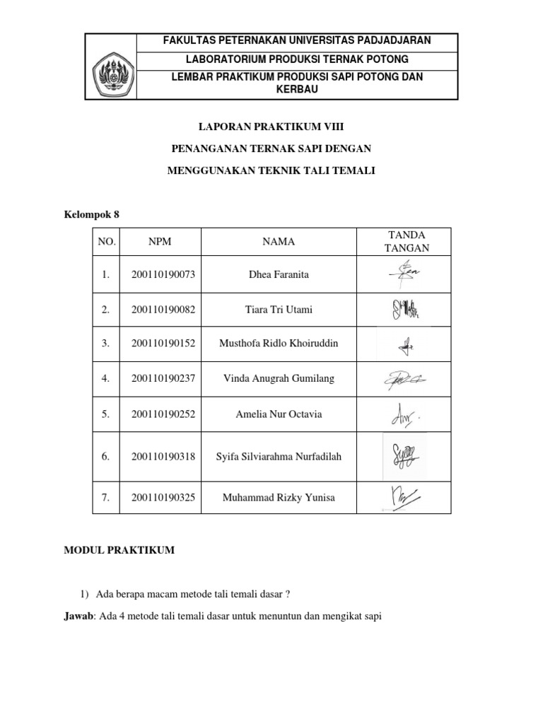 Kel 8 - Praktikum 8 | PDF