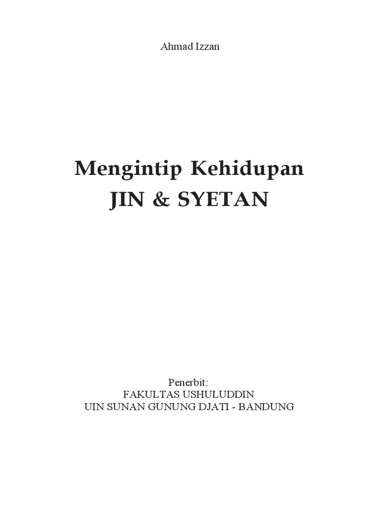 Jin Dan Syetan | PDF | Agama & Spiritualitas