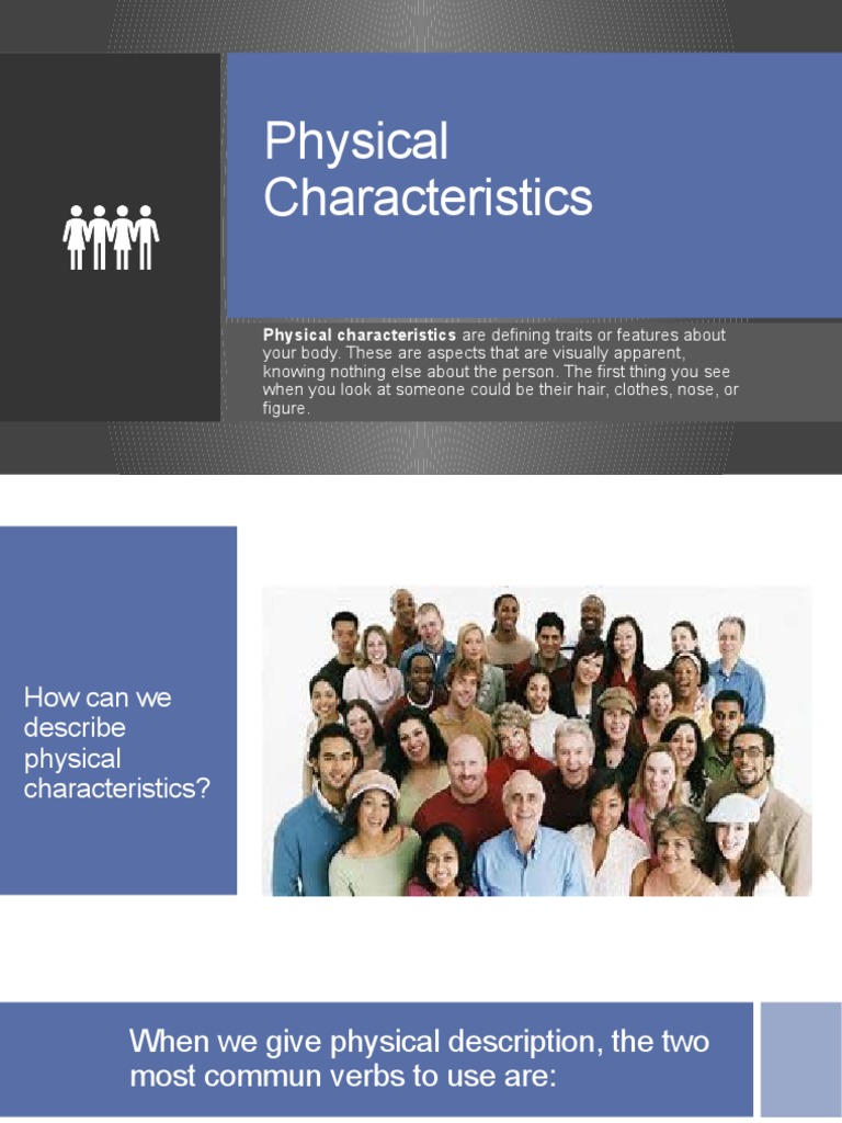 Physical Characteristics Class | PDF | Hair | Human Head And Neck