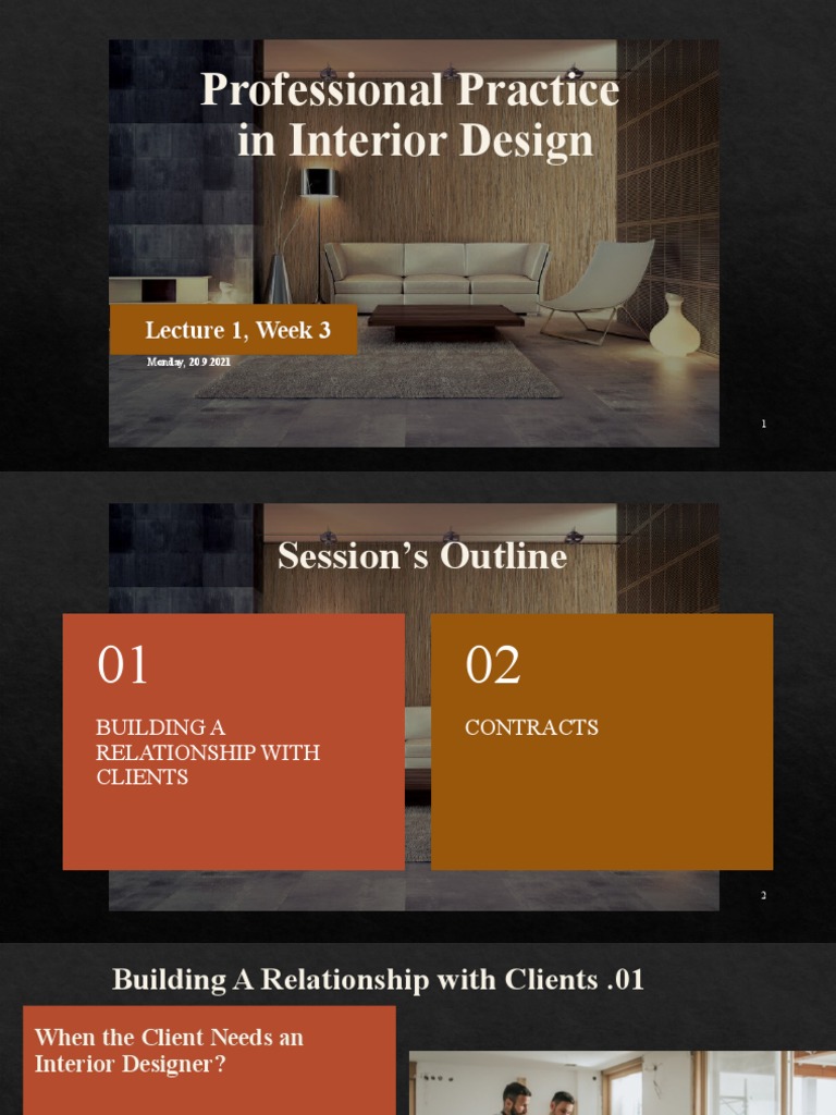 Professional Practice in Interior Design | PDF | Interior Design ...