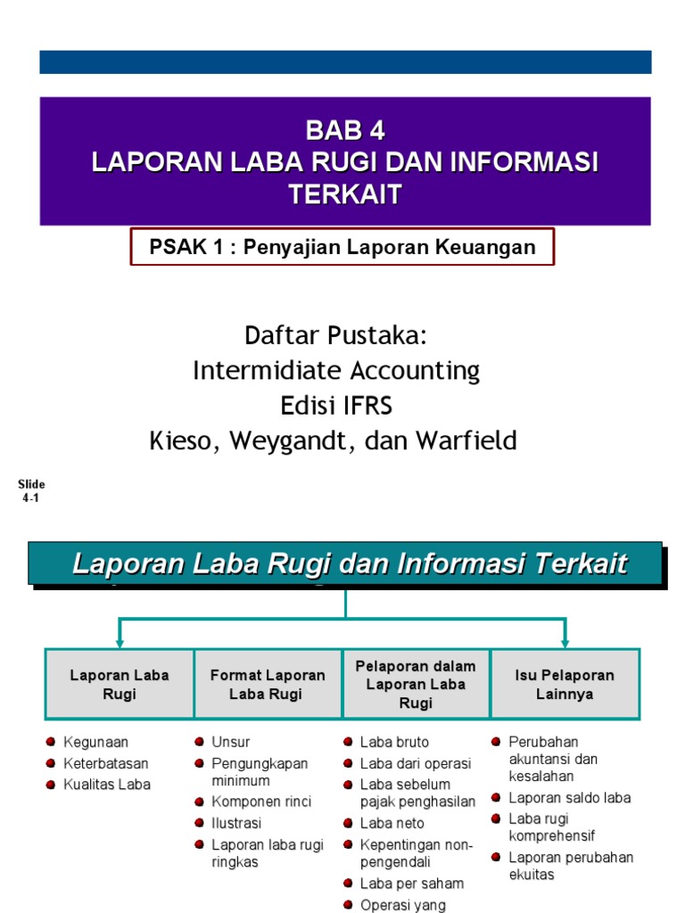 Bab4 Lap Laba Rugi & Informasi Terkait-Rev 0920 | PDF | Pengelolaan ...