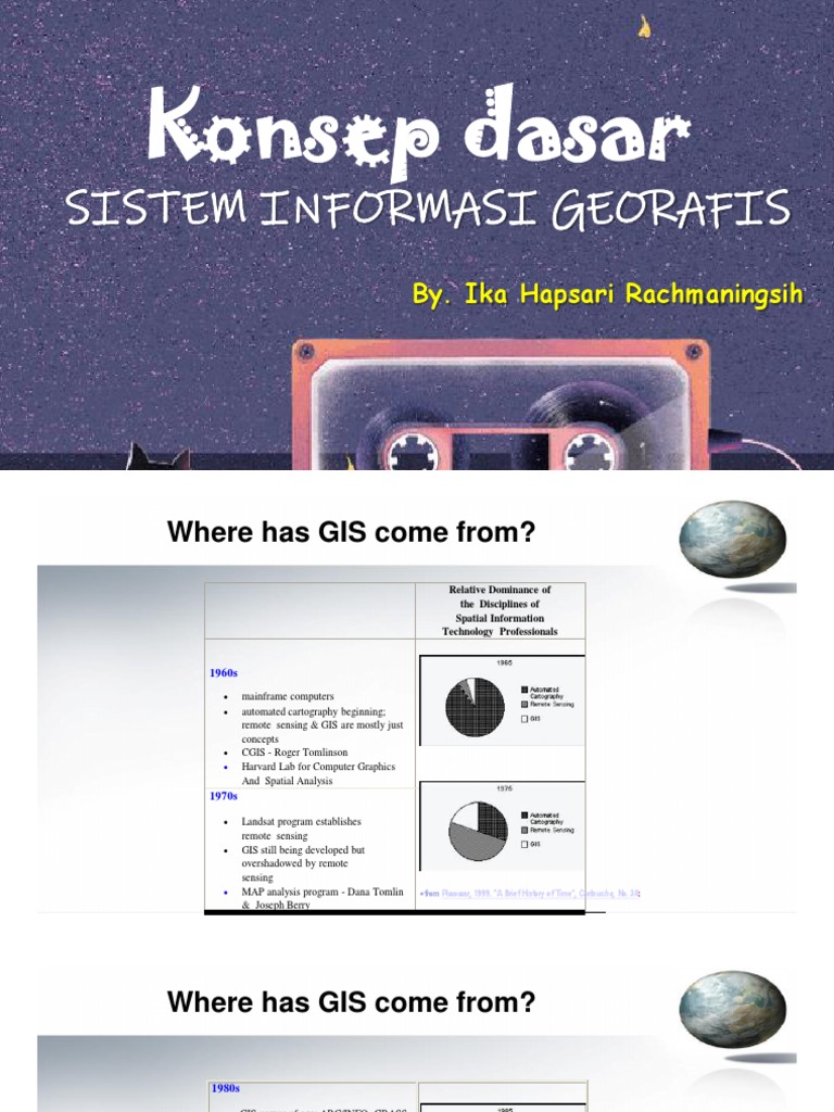 Konsep Dasar: Sistem Informasi Georafis | PDF | Geographic Information System | Remote Sensing