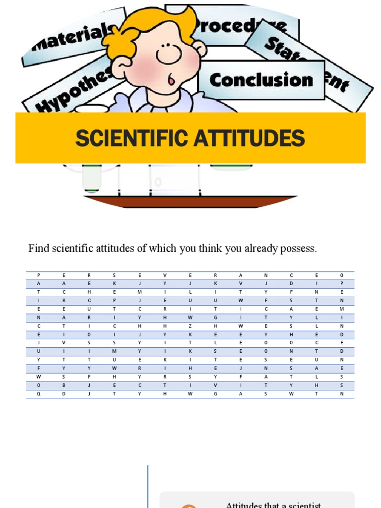 Scientific Attitudes Explained | PDF | Science | Skepticism