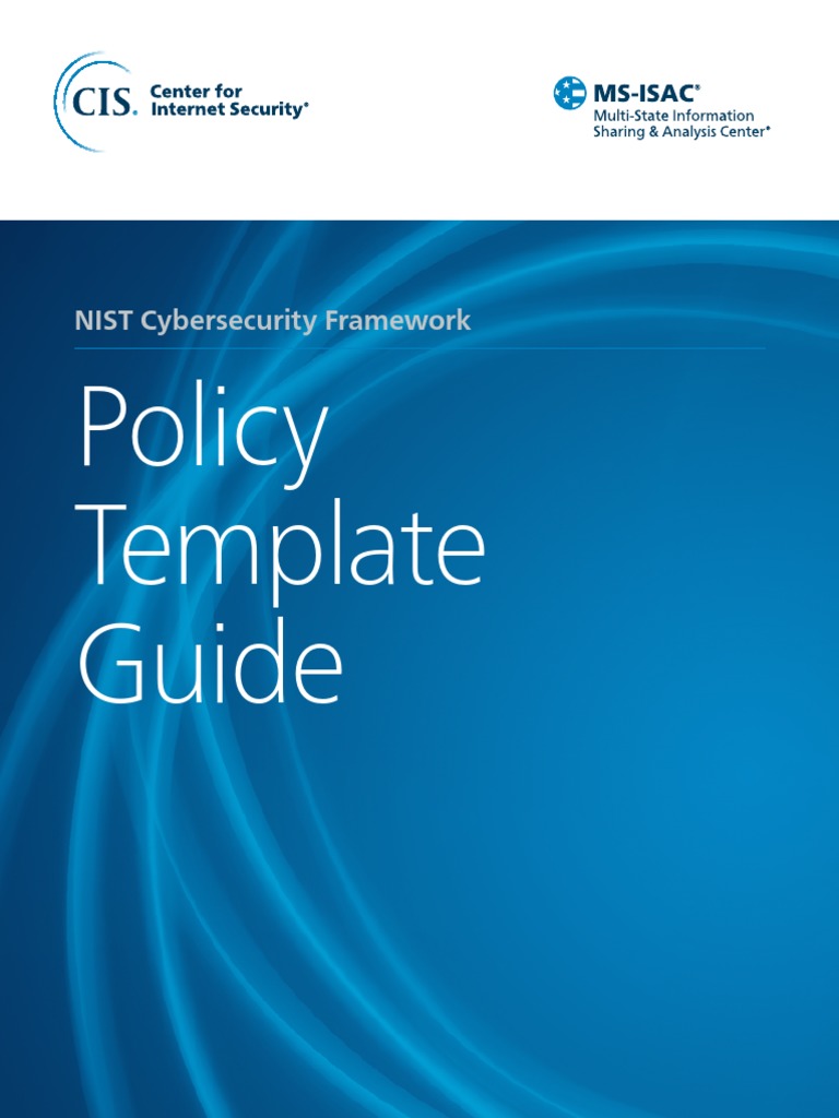 NIST CSF Policy Template Guide 2020 0720 1 | PDF | Security | Computer ...
