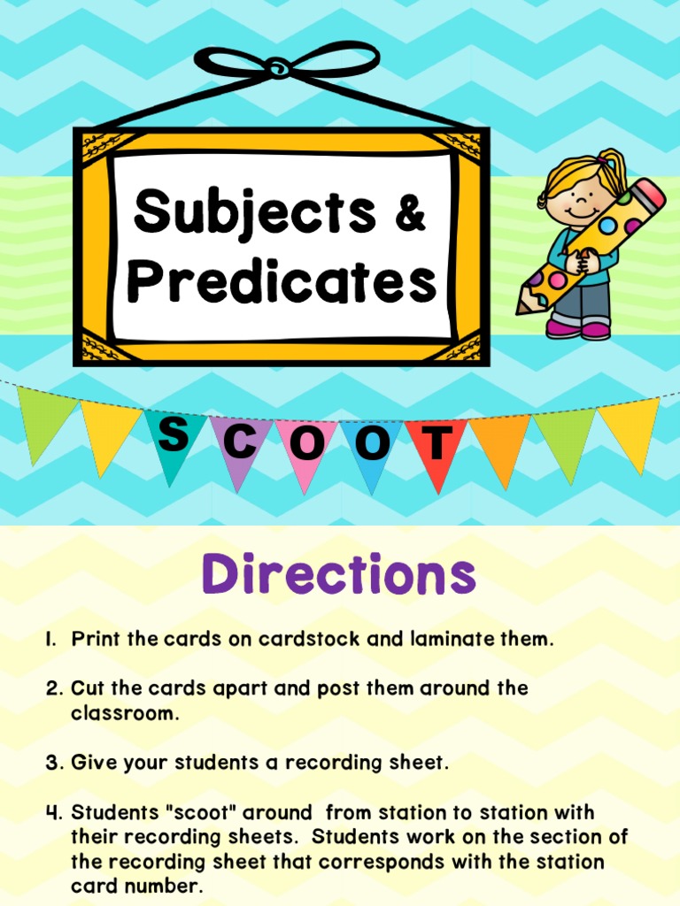 Subjects & Predicates: Scoot | Download Free PDF | Digital Millennium ...