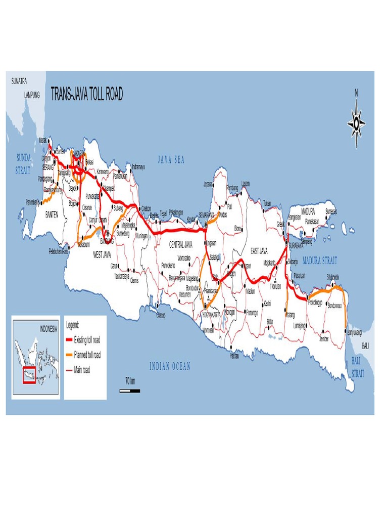 Peta Tol Jawa Bali | PDF