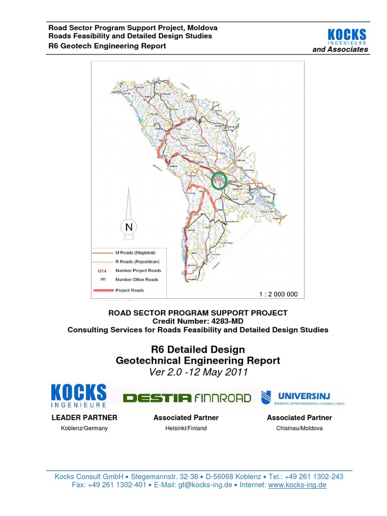 R6 Detailed Design Geotechnical Engineering Report | PDF | Geotechnical ...