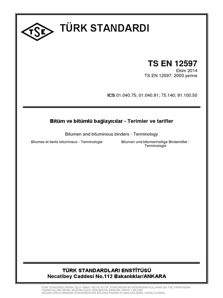 TS en 12597 | PDF