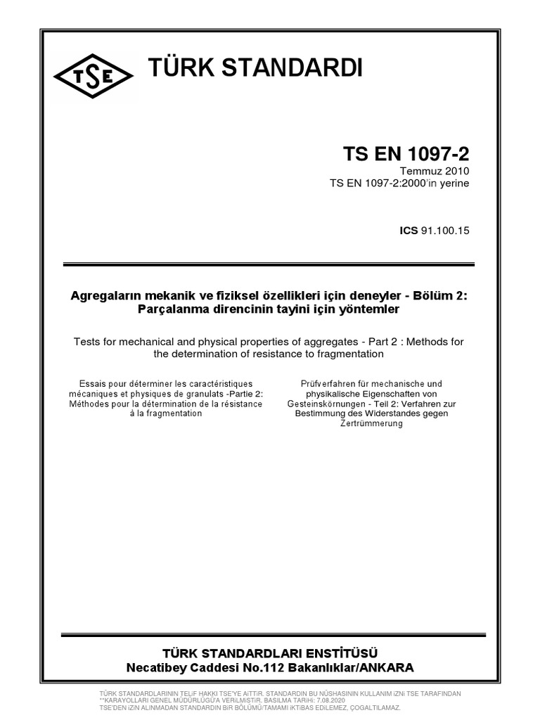 TS en 1097 2 | PDF