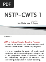 NSTP - CWTS Vision, Mission & Core Values | PDF | Social Science