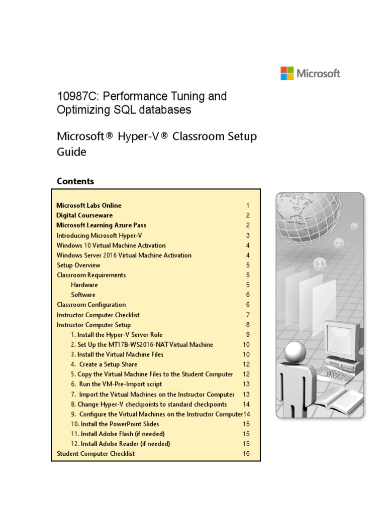 10987C: Performance Tuning and Optimizing SQL Databases Microsoft ...