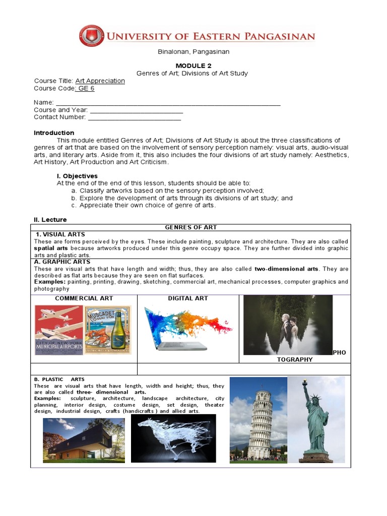 Understanding Genres and Divisions of Art: A Comprehensive Look at Art ...