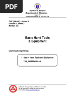 Hand Tools Worksheet | PDF