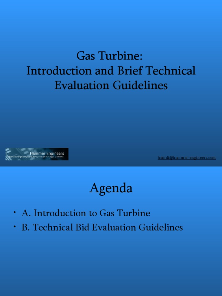 Gas Turbine Evaluation Guidelines | PDF | Gas Turbine | Turbine
