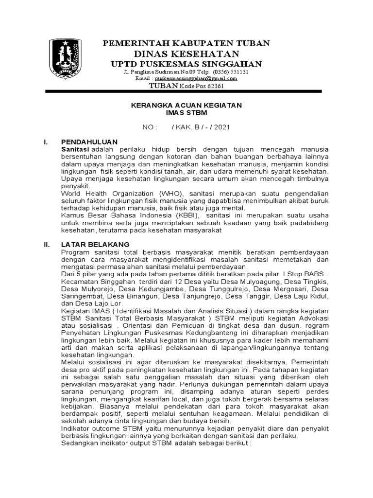 Kak Imas STBM | PDF
