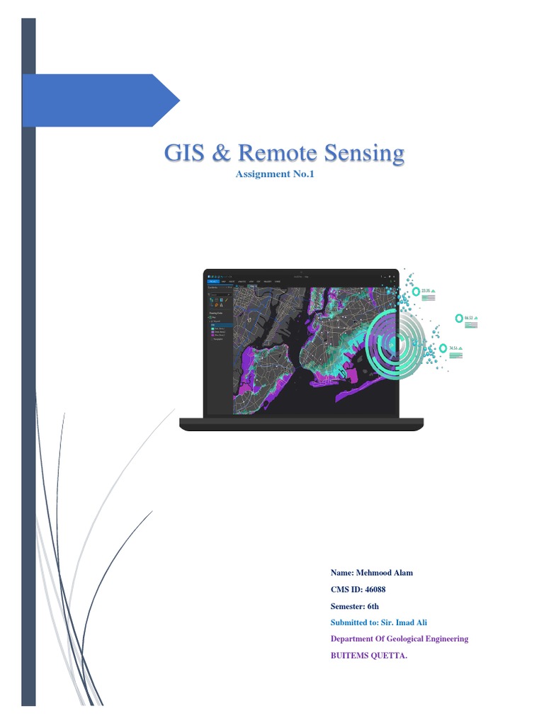 GIS & Remote Sensing: Assignment No.1 | PDF