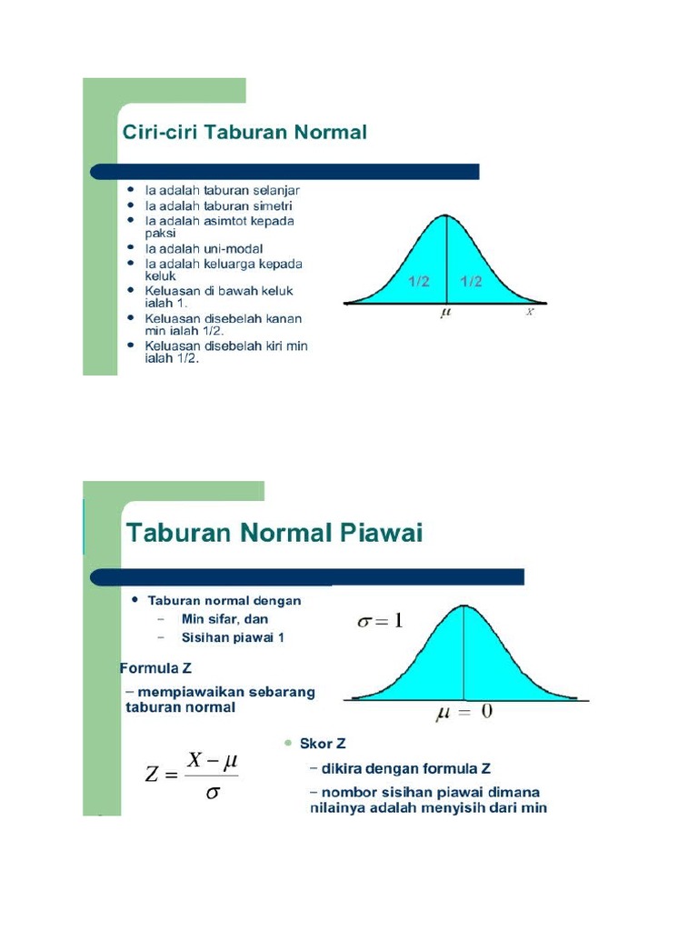Taburan Normal | PDF