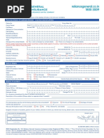 New India Motor Claim Intimation Form | PDF