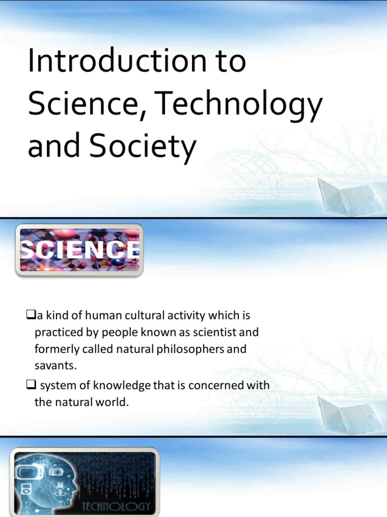 STAS 111 - Introduction To Science, Technology and Society | PDF ...