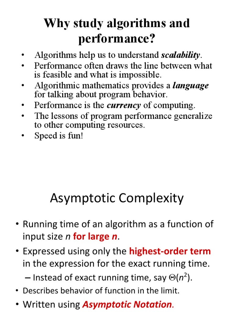 Algorithms Analysis | Download Free PDF | Mathematics | Mathematical ...