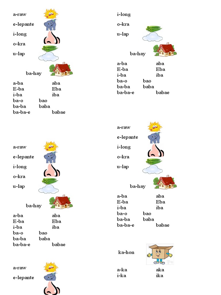 Reading Intervention Filipino 2016 | PDF