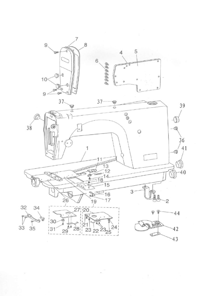 JK-8558 Parts Book | PDF