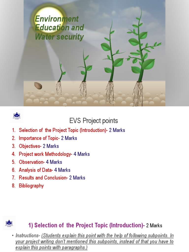 EVS Project Points 12th | PDF | Rain | Survey Methodology