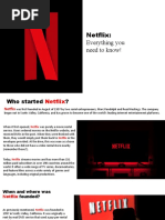 PROJECT REPORT On Netflix | PDF | Netflix | Streaming Media