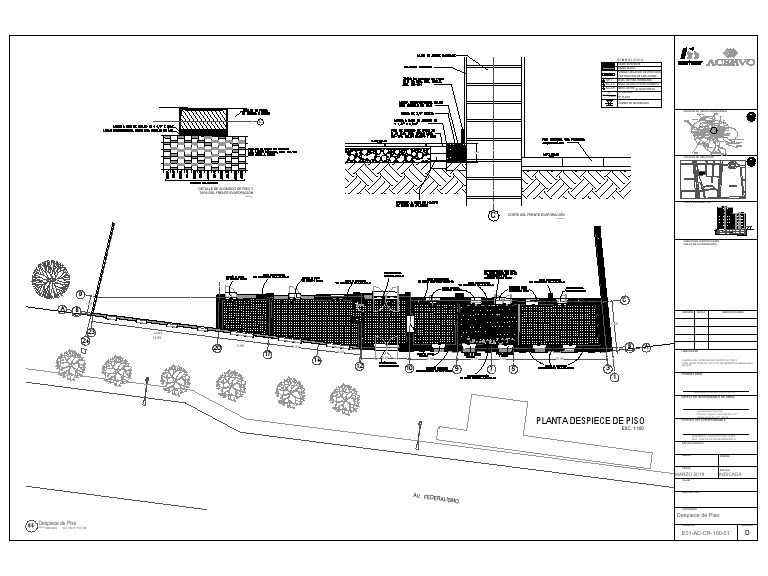 E01-Ac-Cr-100-01 (Despiece Piso) | PDF