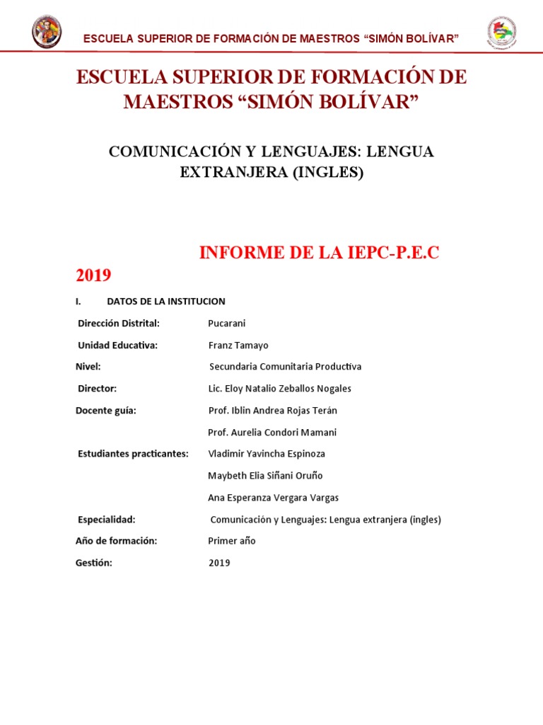 INFORME DE LA PEc | PDF | Unión Europea