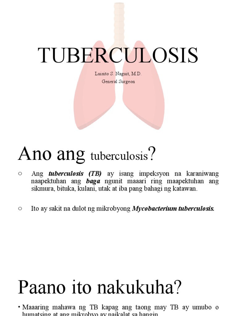 Tuberculosis Lay Forum | PDF