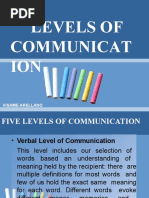 Five Levels of Communication | PDF | Gesture | Communication