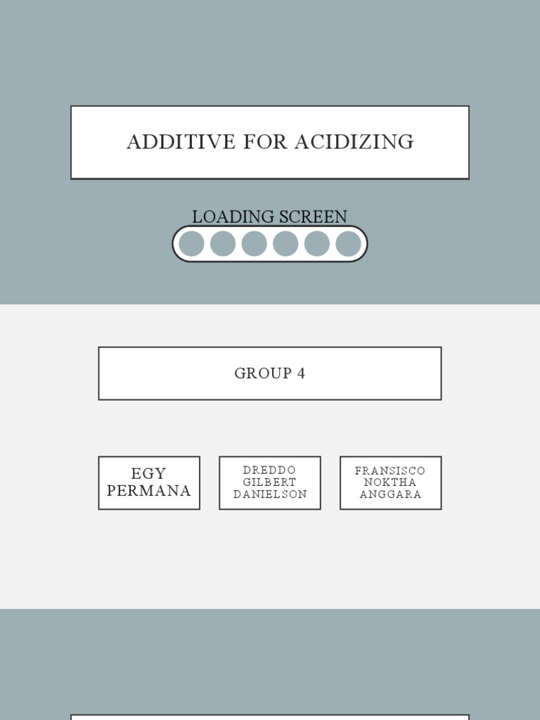 Group 4 (Additive For Acidizing) | PDF | Surfactant | Emulsion