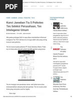 Petunjuk Penggunaan Web Recruitment - Pelamar | PDF