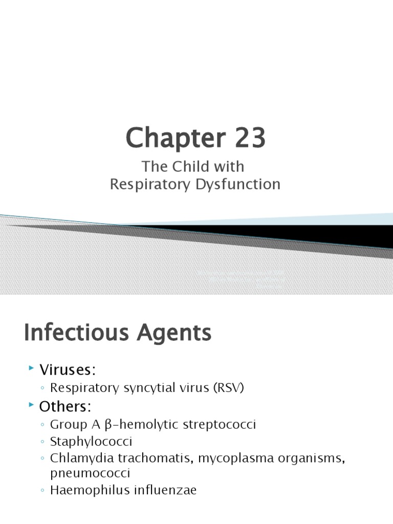 Respiratory Dysfunction | PDF | Common Cold | Asthma