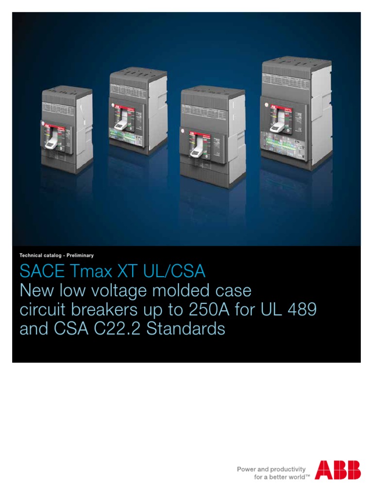 Abb Tmax XT Sace Tmax XT Catalog | PDF | Alternating Current ...