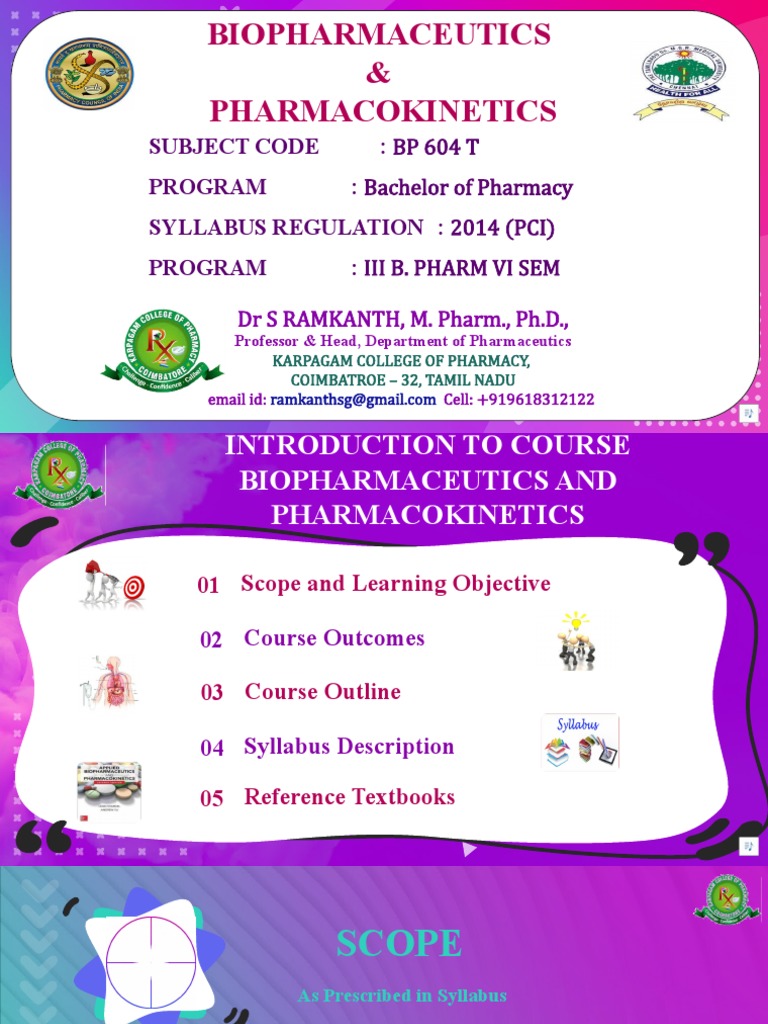 Introduction To BPPK 1 | PDF | Pharmacokinetics | Bioavailability