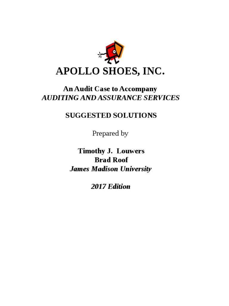 Solution Manual Kasus Praktik Audit Apollo-Shoes-7e-Solution-Intro ...