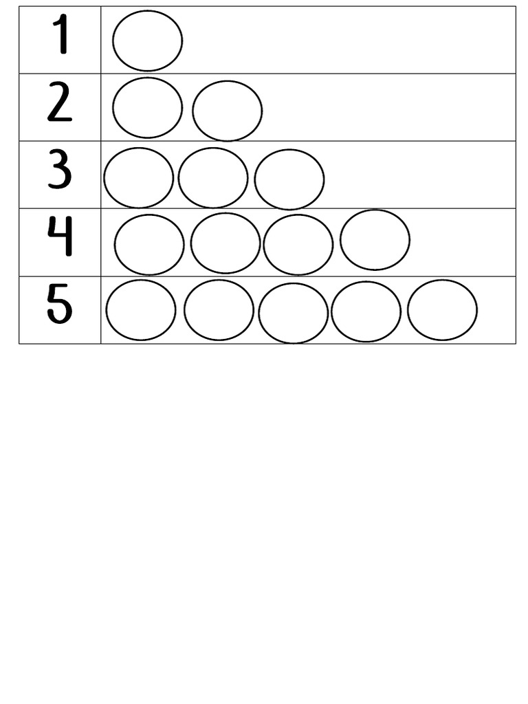 Fichas de Pareamento de Números e Quantidades | PDF